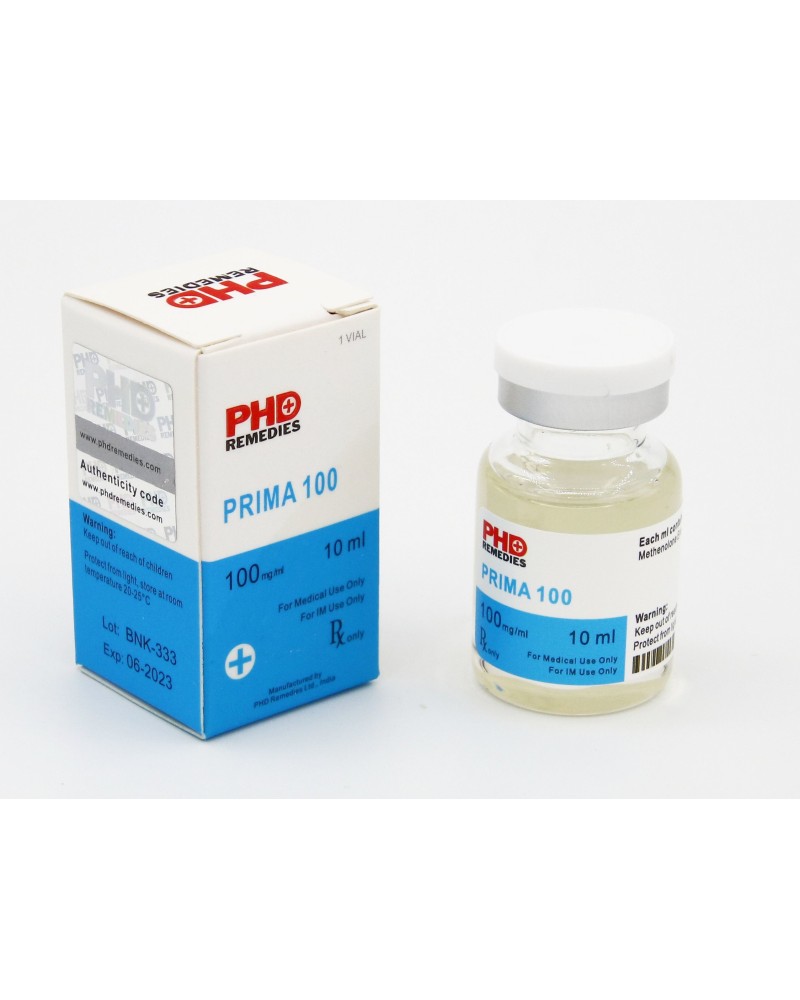 PHD Remedies PRIMA 100 (methenolone enanthate 100mg/ml) 10ml/vial